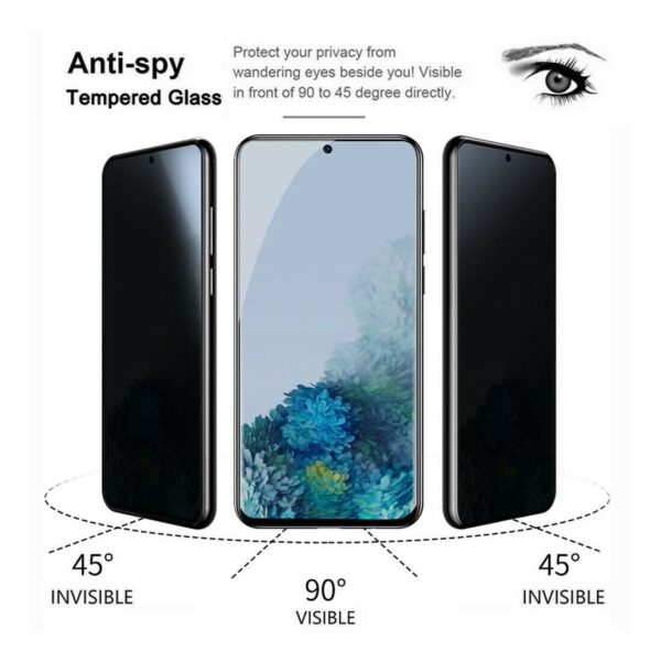Vidrio Templado Curvo Anti Espia Uv Glass Para Samsung S20 Slink
