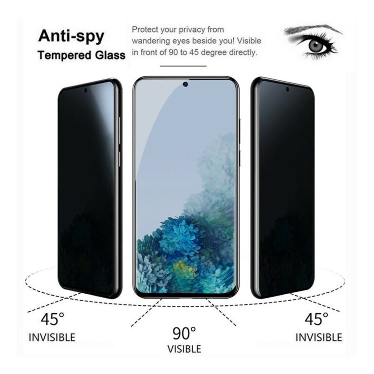 Vidrio Templado Curvo Anti Espia Uv Glass Para Samsung S20 Slink